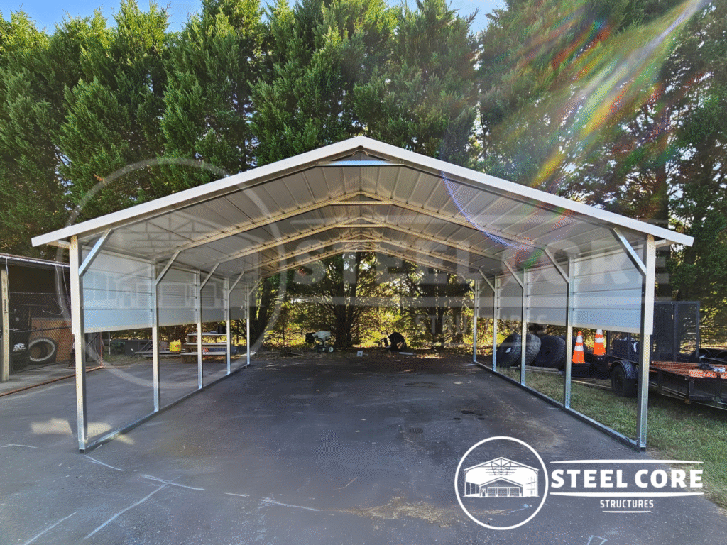 20′ x 20′ (Boxed Eve) - Steel Core Structures
